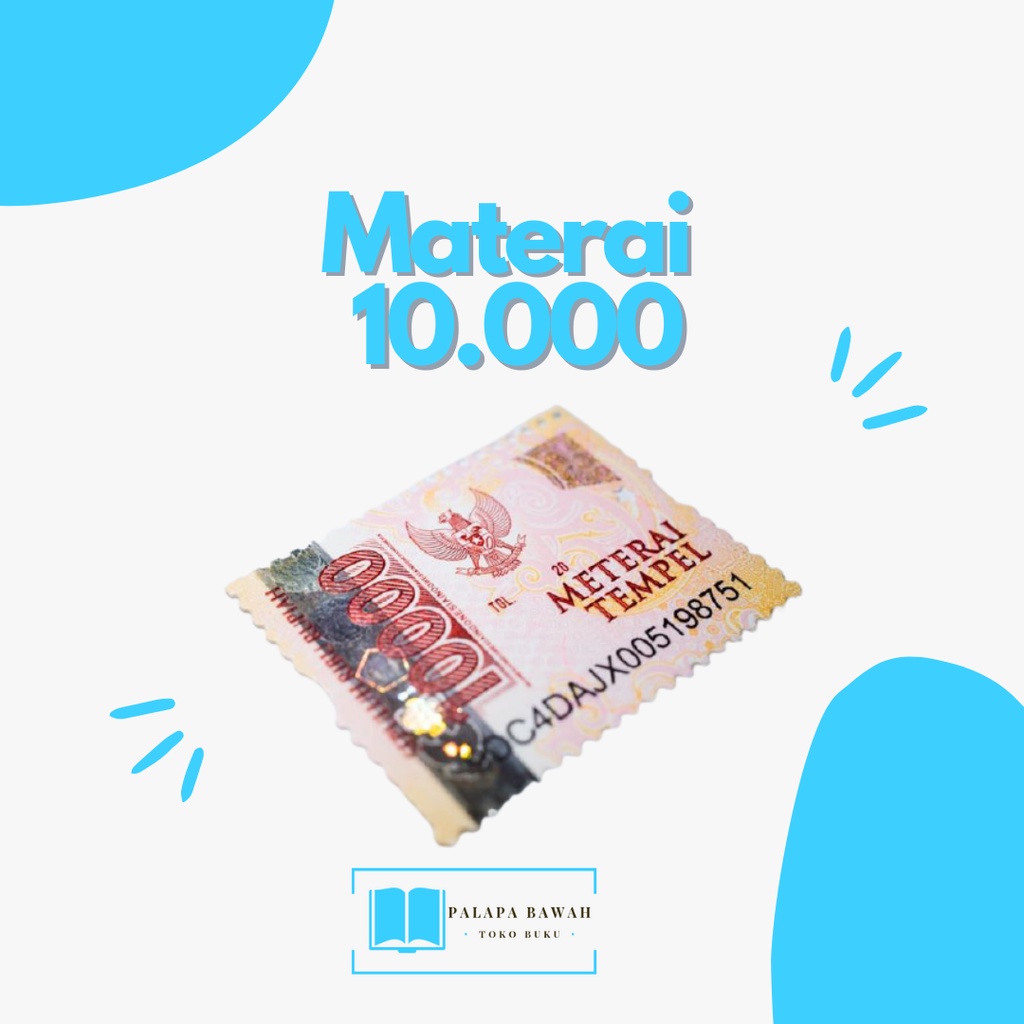 Jual MATERAI 10000 ASLI | Shopee Indonesia