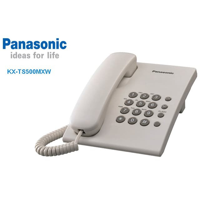 Jual Telephone - Panasonic - KX-TS500MX (Basic Phone) | Shopee Indonesia
