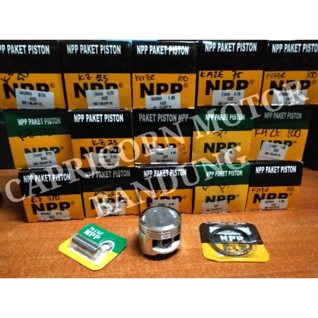 Jual Piston Kit KAZE NPP oversize STD 25 50 75 100 | Shopee Indonesia