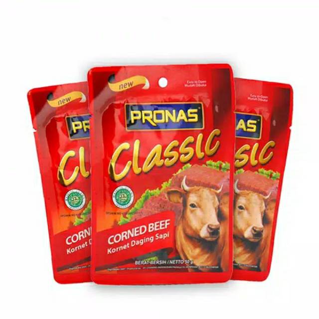 Jual Cornet sapi pronas sachet 50gram | Shopee Indonesia