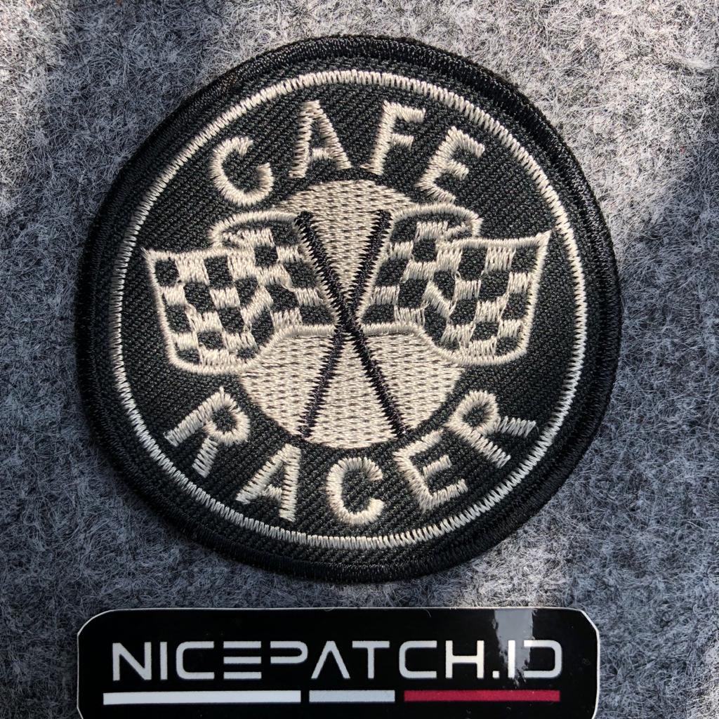 Jual Patch Emblem Caferacer Flag Cafe Racer Emblem Untuk di Jaket Motor ...