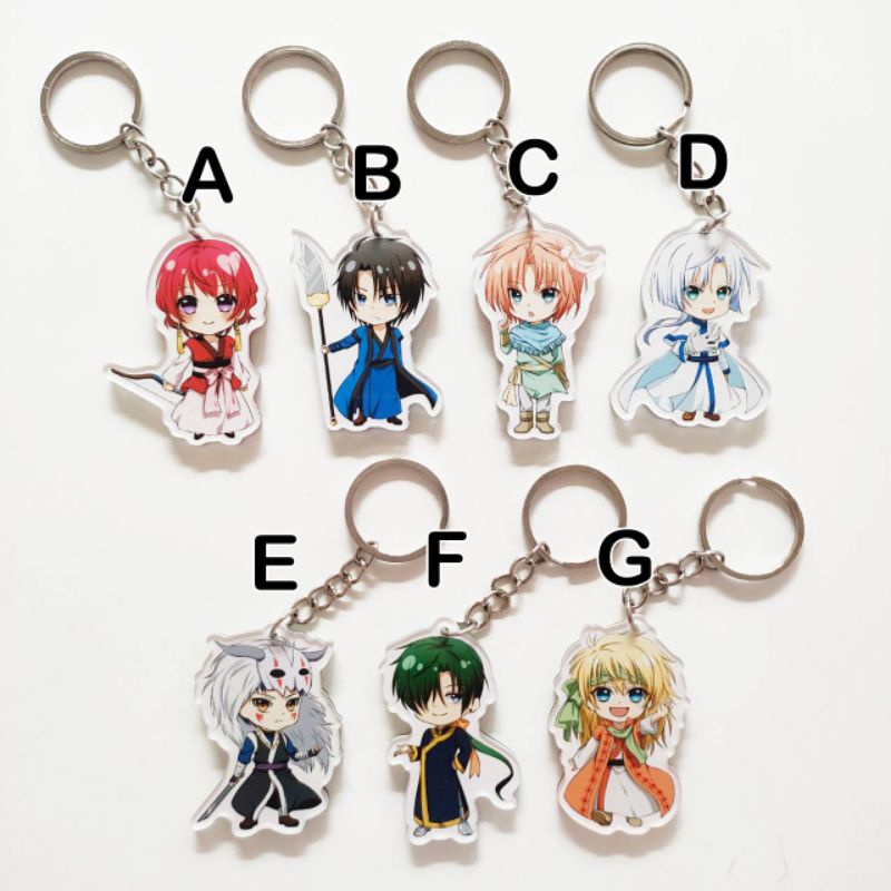 Jual Keychain Anime Akatsuki no Yona Gantungan Kunci Akrilik Ganci ...