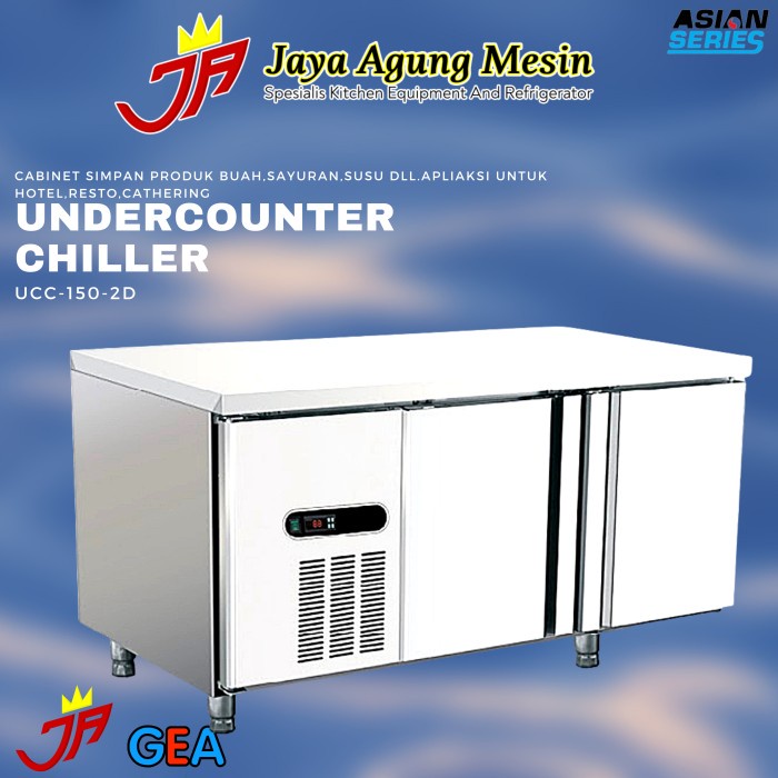 Jual GEA Under Counter Chiller 2 Pintu UCC-150-2D | Shopee Indonesia