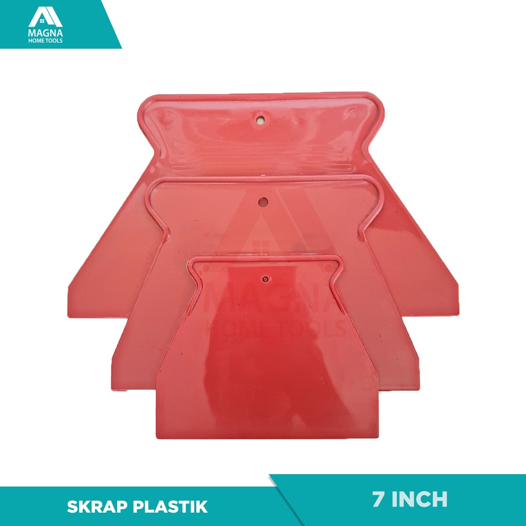 Jual KAPE PVC SCRAPER/SKRAP/SEKRAP PLASTIK 7" INCH/ INCI ALAT DEMPUL ...