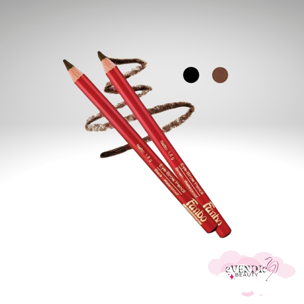 Jual Fanbo Pensil Alis Coklat (Eyebrow) RED Fantastic | Shopee Indonesia