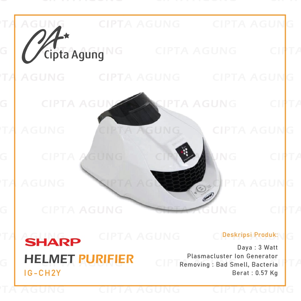 Jual AIR PURIFIER HELMET SHARP IG CH 2Y IG-CH2Y IG-CH 2Y HELMET ...
