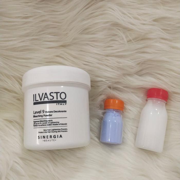 Jual Pewarna Rambut | Ilvasto Bleaching Rambut Level 9 (1Set Bleach ...