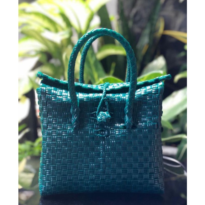 Jual tas anyam plastik model box, tas wanita murah, tas kekinian, tas ...