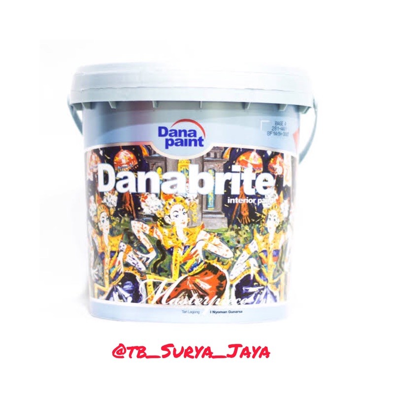 Jual CAT TEMBOK DANABRITE INTERIOR PUTIH 5 KG | GALON | Shopee Indonesia