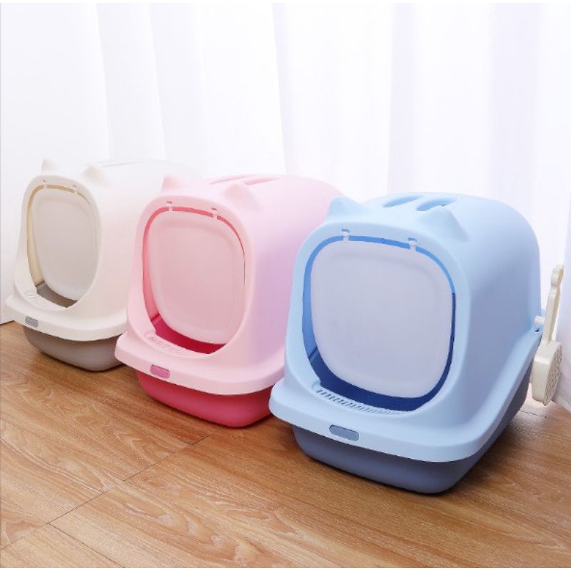 Jual Cat Litter Box Jumbo Toilet Kucing Pipis Poop | Shopee Indonesia