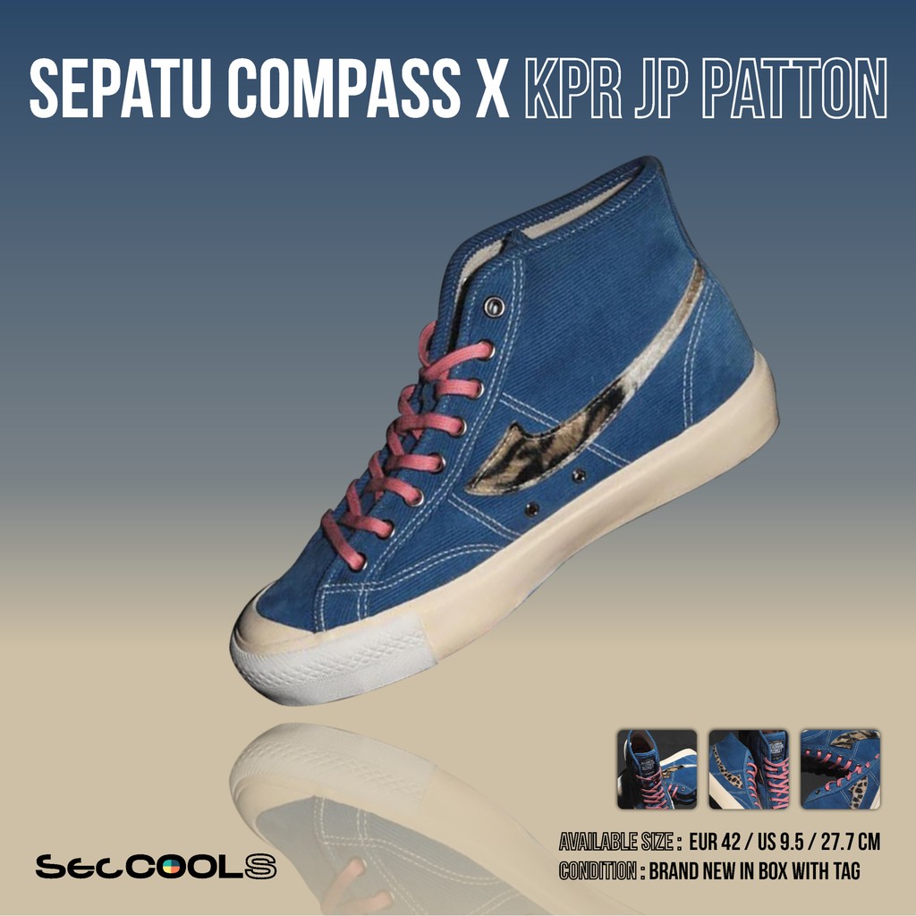 Jual Sepatu Compass x Kelompok Penerbang Roket JP Patton | Shopee Indonesia