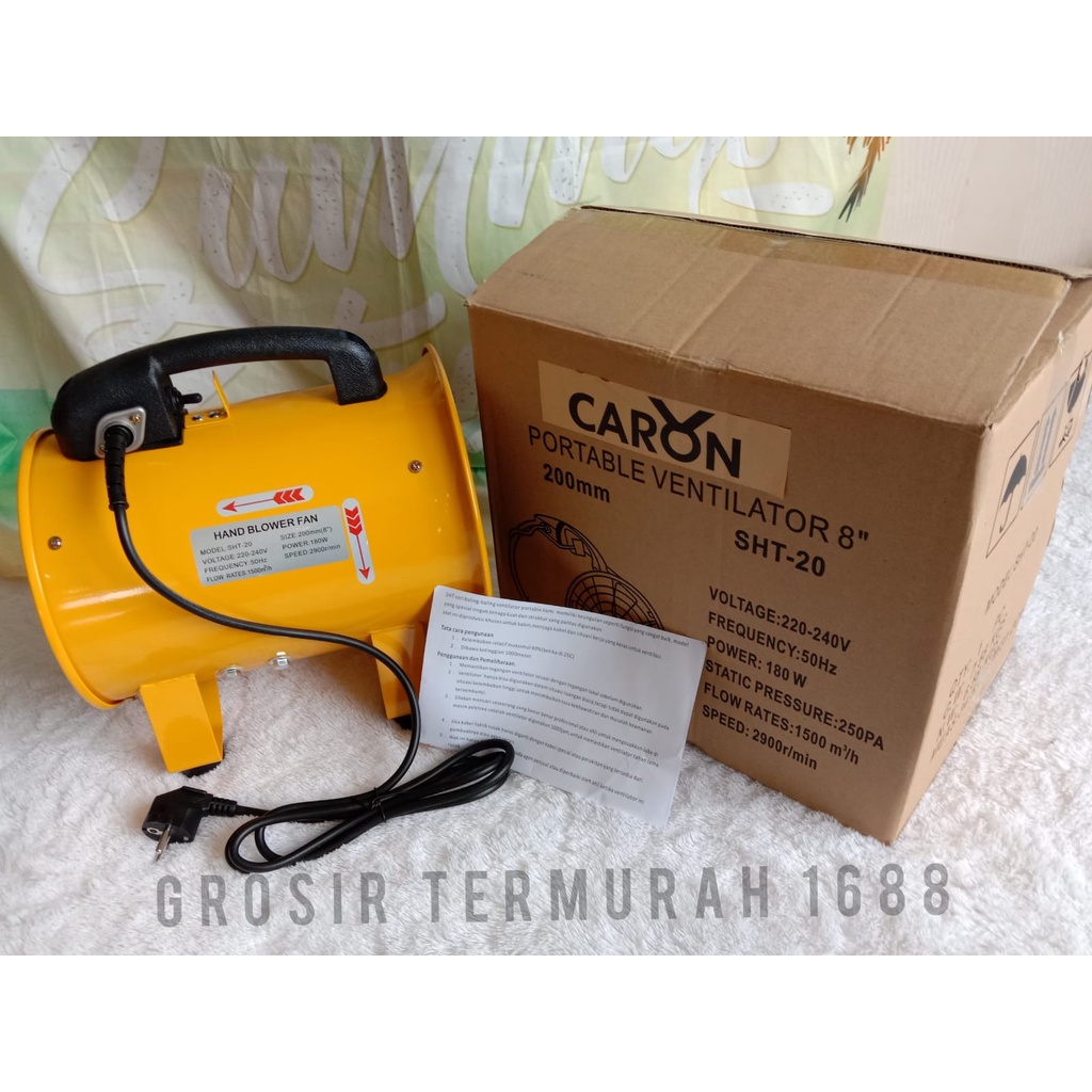Jual Portable Ventilator / Blower/8 inch | Shopee Indonesia