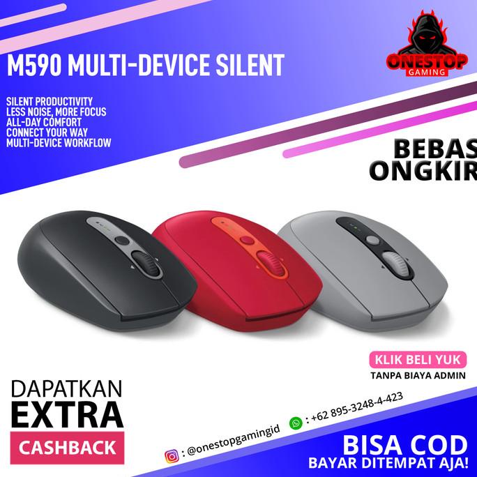 Jual Logitech M590 Multi-Device Silent Mouse Murah - Garansi 1 Tahun | Shopee Indonesia