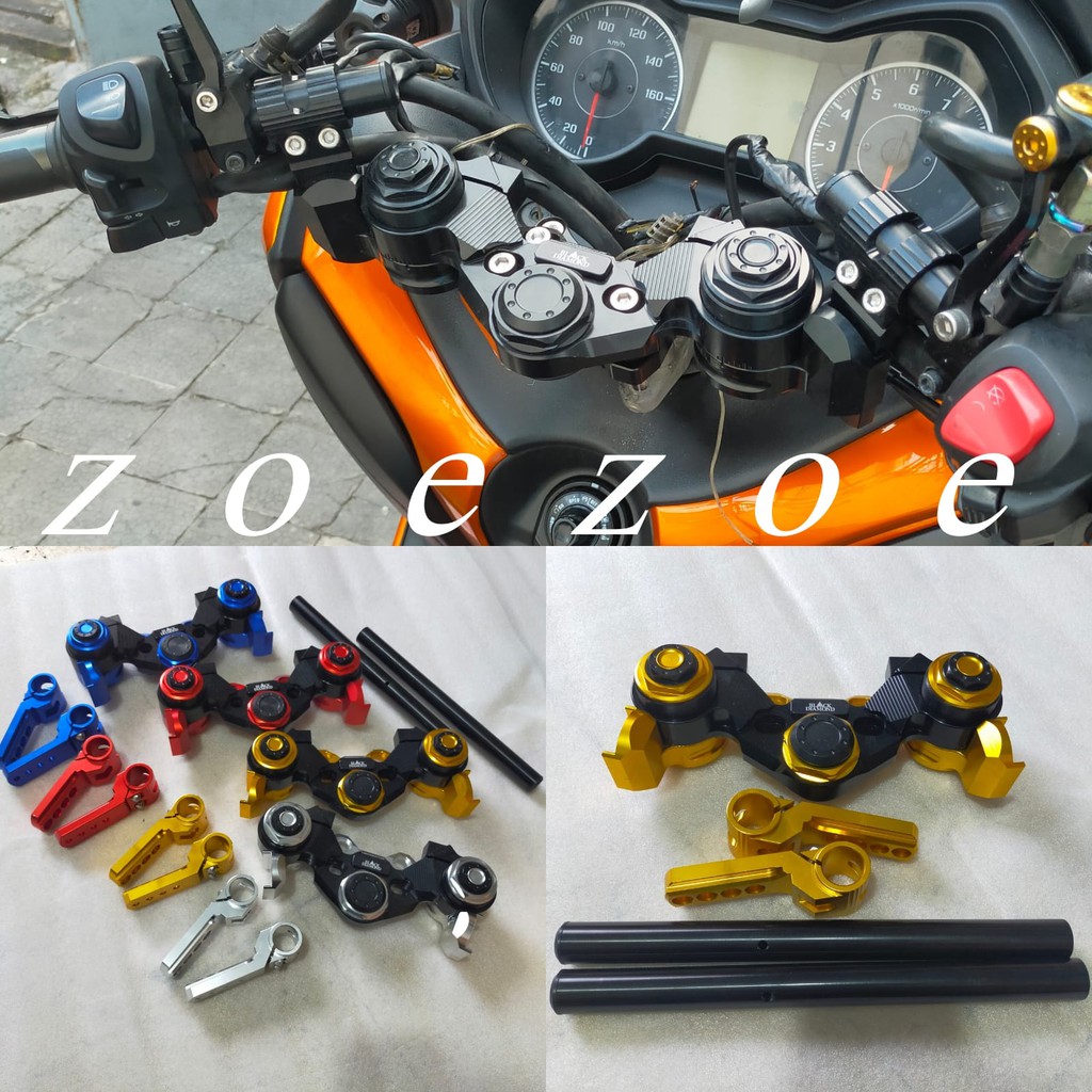 Jual STANG JEPIT BLACK DIAMOND ALL NEW PCX 160 STANG STIR NEW PCX 160 ...