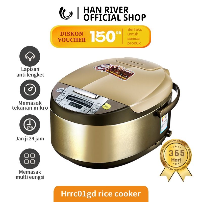 Jual Rice Cooker Han River Gold | Shopee Indonesia