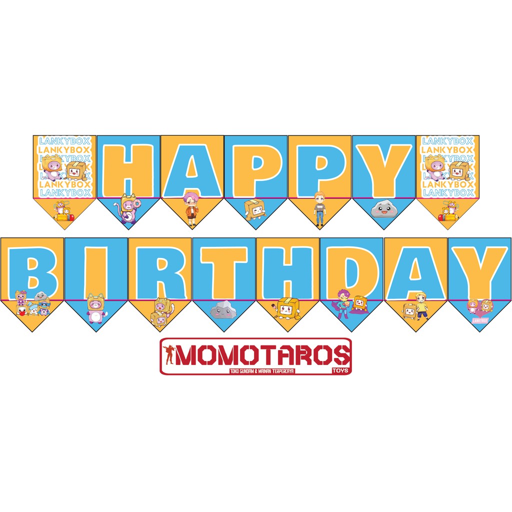 Jual Banner HBD Lanky box set | Shopee Indonesia
