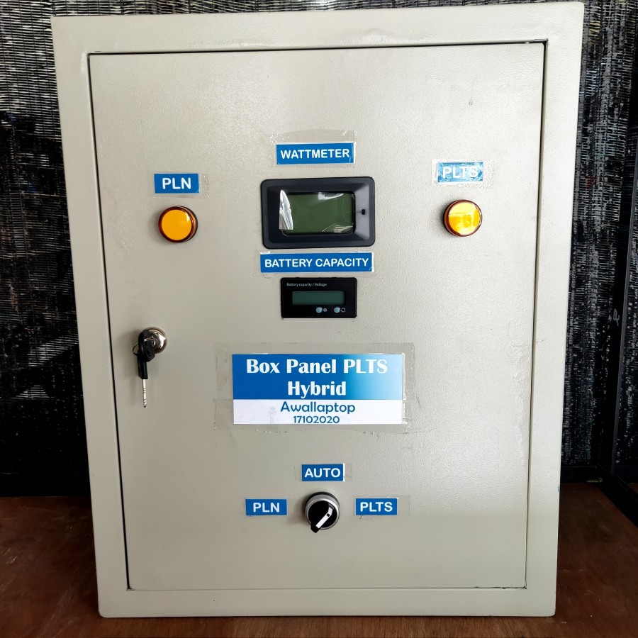 Jual box panel plts solar panel inverter PSW 4000W scc 100A full ...