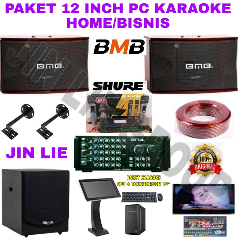 Jual PAKET SOUND KARAOKE BMB 12 INCH PC KARAOKE HOME/BISNIS SUBWOOFER ...