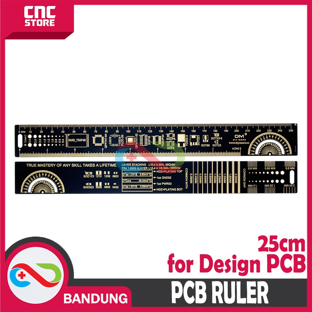 Jual PCB RULER 25 CM PENGGARIS PCB UNTUK REFERENSI DESAIN PCB | Shopee ...