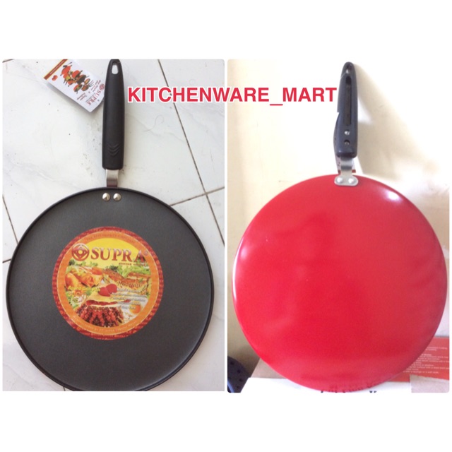 Jual Panggangan bulat teflon Round grill merk rosemary supra 30cm ...