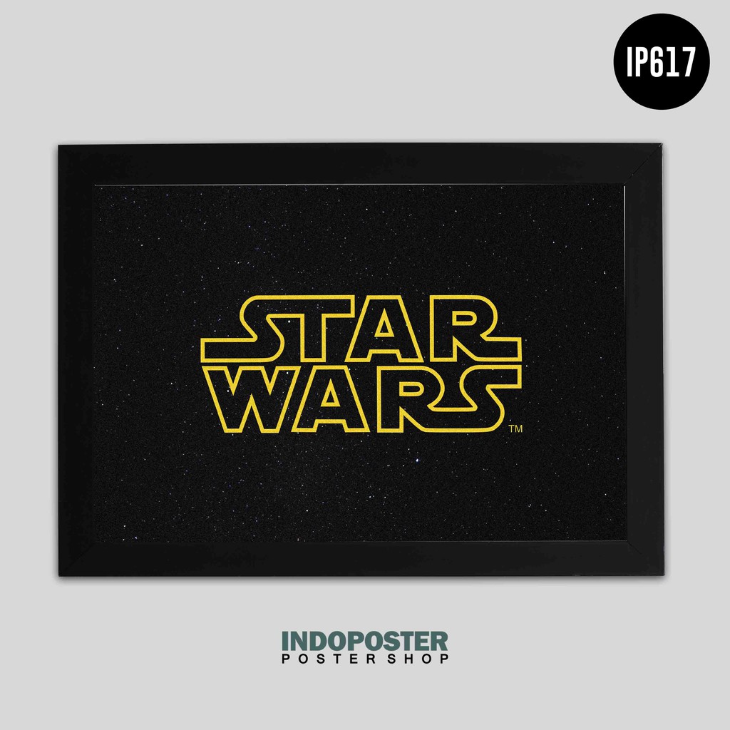 Jual Poster Star Wars Logo A3 45x30cm | Shopee Indonesia