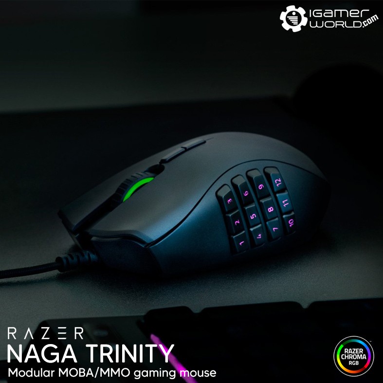 Jual Razer Naga Trinity Modular MOBA/MMO gaming mouse | Shopee Indonesia