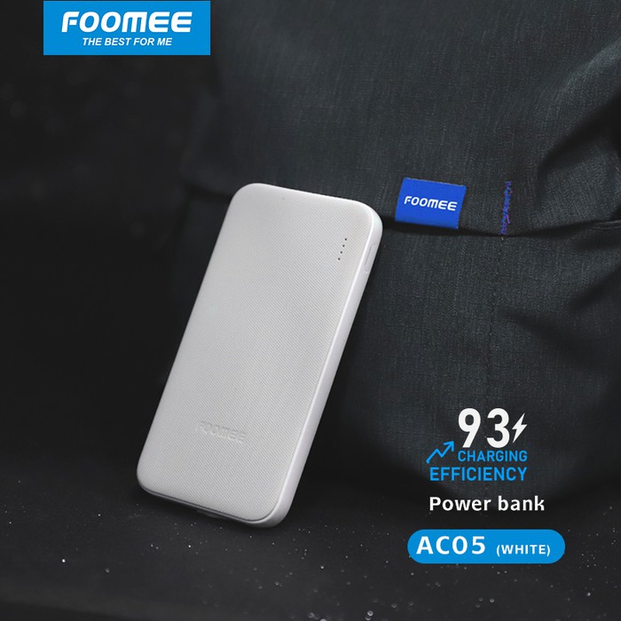 Jual Power Bank Foomee AC05 5000MAH original | Shopee Indonesia