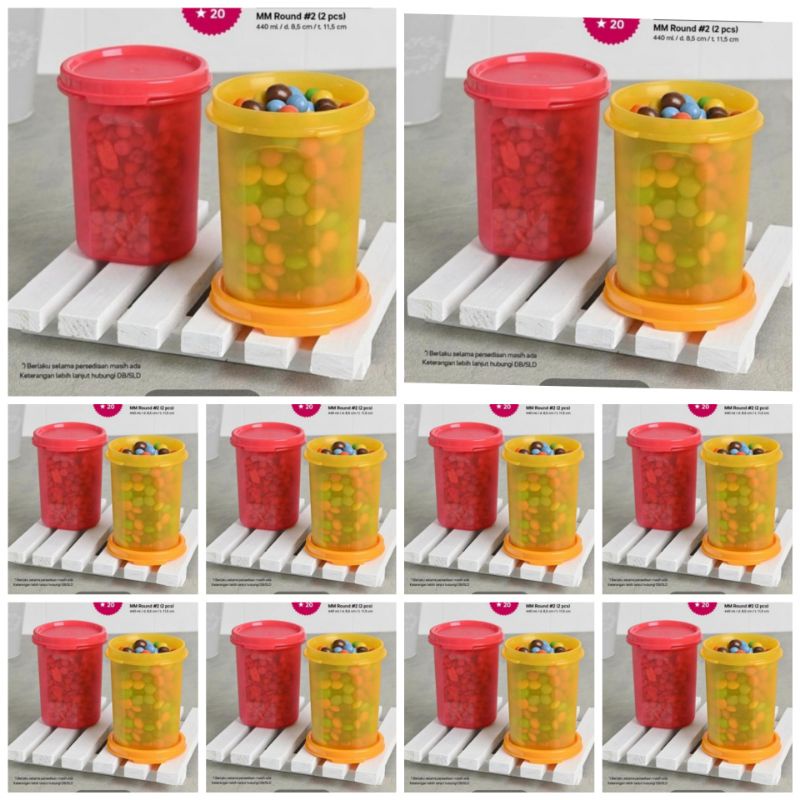 Jual Tupperware Paket hemat MM Round#2 10set | Shopee Indonesia