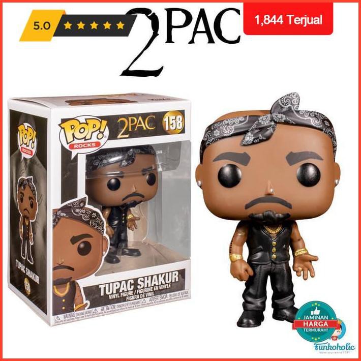 Jual Action Figure Funko Pop! Rocks 2Pac - Tupac Shakur (Black Vest ...