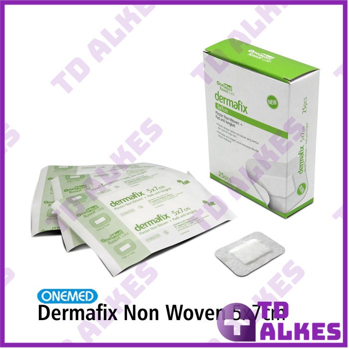 Jual Plaster Non Woven 5 x 7 CM Dermafix Plester Luka Alat P3K 5X7CM ...