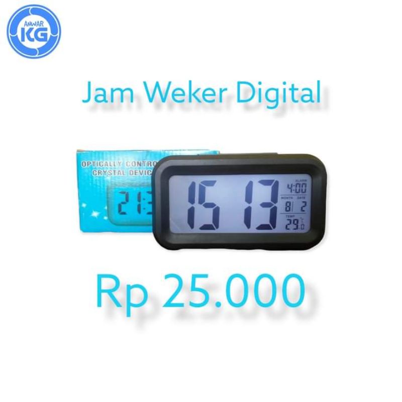 Jual Jam Weker Jam Beker Digital Kotak Murah | Shopee Indonesia