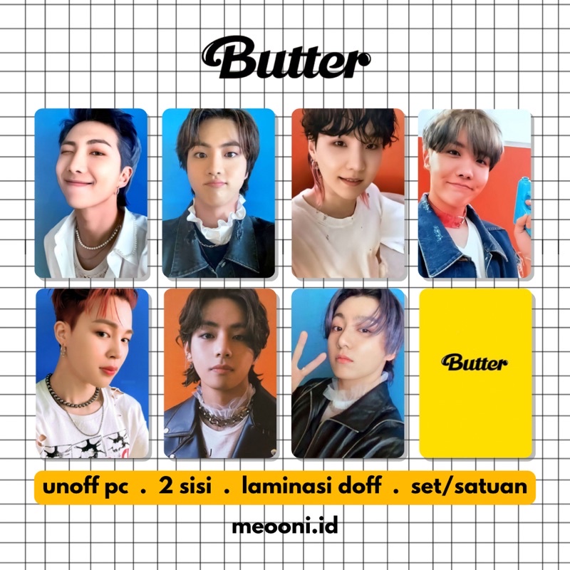 Jual PHOTOCARD BTS UNOFF BUTTER | Shopee Indonesia