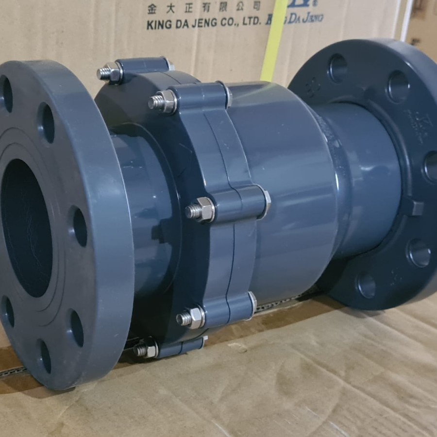 Jual swing check valve FLANGE 2" inch kdj taiwan pvc aw | Shopee Indonesia