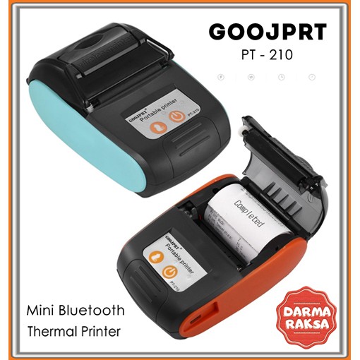 Jual GOOJPRT PT210 - Printer Thermal 58 mm Bluetooth | Shopee Indonesia
