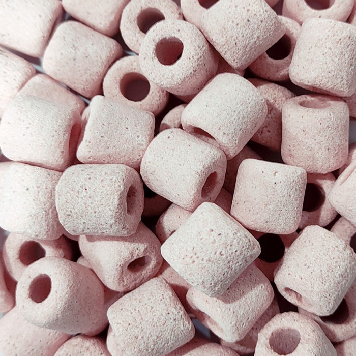 Jual Bio Ring ceramic Pink Nano Porous Ukuran M Rumah Bakteri Media ...