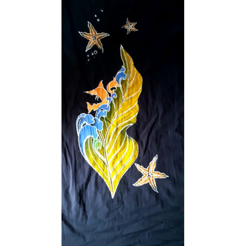 Jual batik tulis motif ikan marlin | Shopee Indonesia