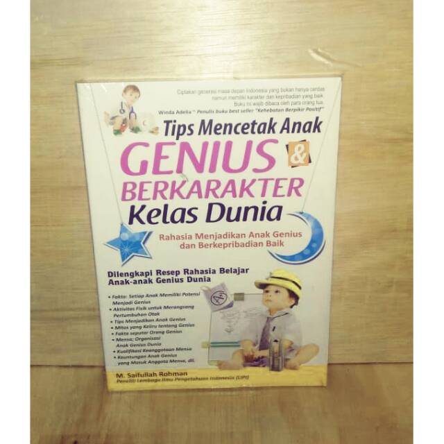 Jual Tips Mencetak Anak Genius Berkarakter Kelas Dunia - M. Saifullah ...