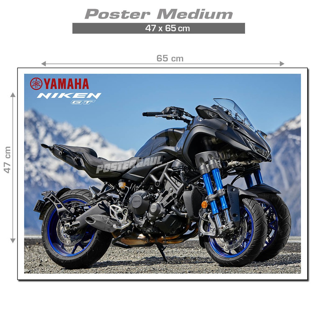 Jual Poster Medium SEPEDA MOTOR: YAMAHA NIKEN GT #FJP65 - ukuran 47 x ...