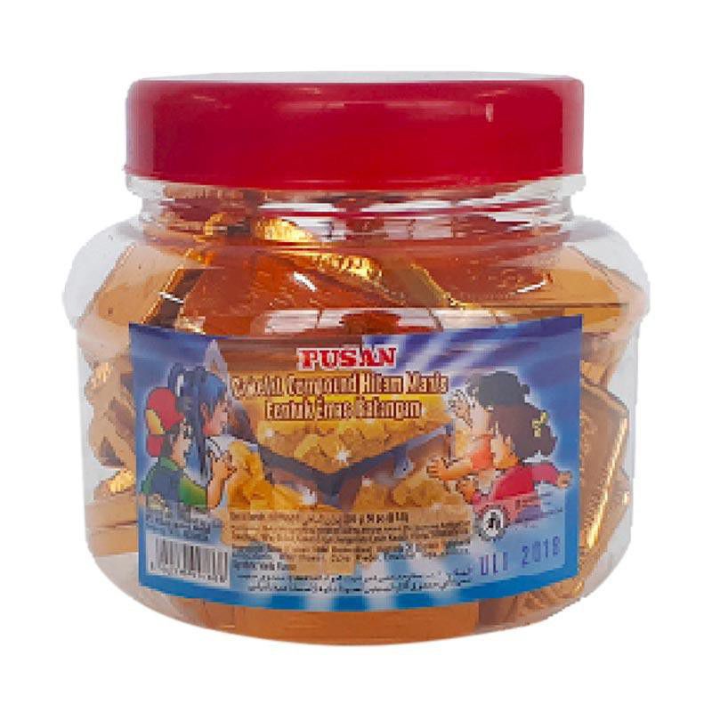 Jual Pusan Choco Toples Card Gold Cokelat emas isi 50 parcel lebaran ...