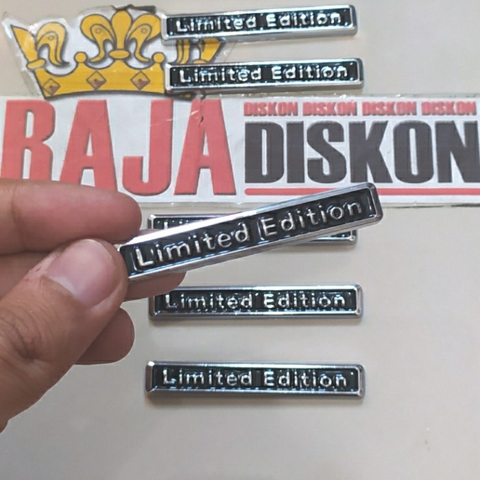 Jual Logo Emblem Mobil LIMITED EDITION Besi Hitam Metal | Shopee Indonesia