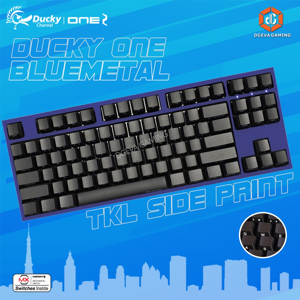 Jual Ducky One Blue Case Side Print Mechanical Keyboard - Gaming ...
