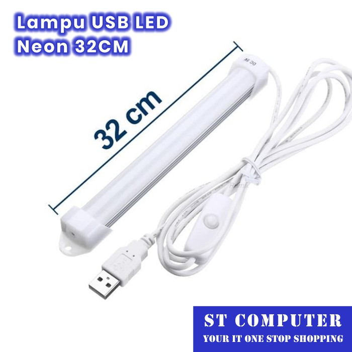Jual Lampu LED USB Neon Panjang 32CM | Shopee Indonesia
