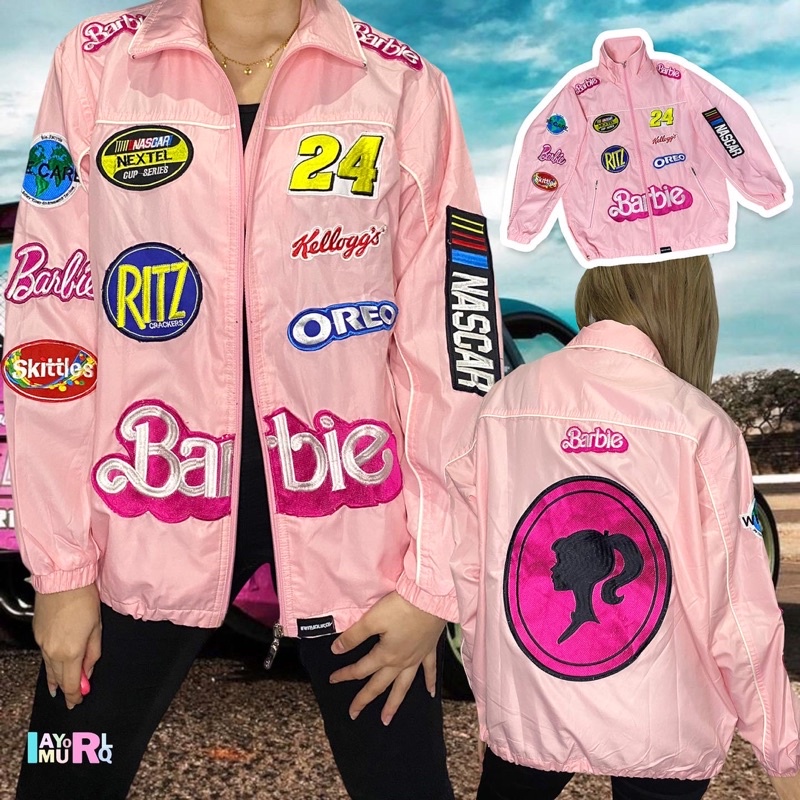 Jual Reworked Barbie Nascar Jacket | Shopee Indonesia