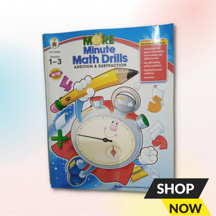 Jual Buku Latihan Matematika More Minute Math Drill | Shopee Indonesia