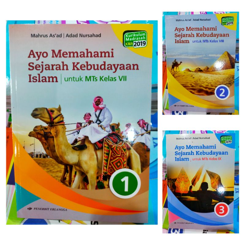 Jual Buku Pelajaran : Ayo Memahami Sejarah Kebudayaan Islam Untuk MTs Kelas 7 8 9 KMA 2019 ...