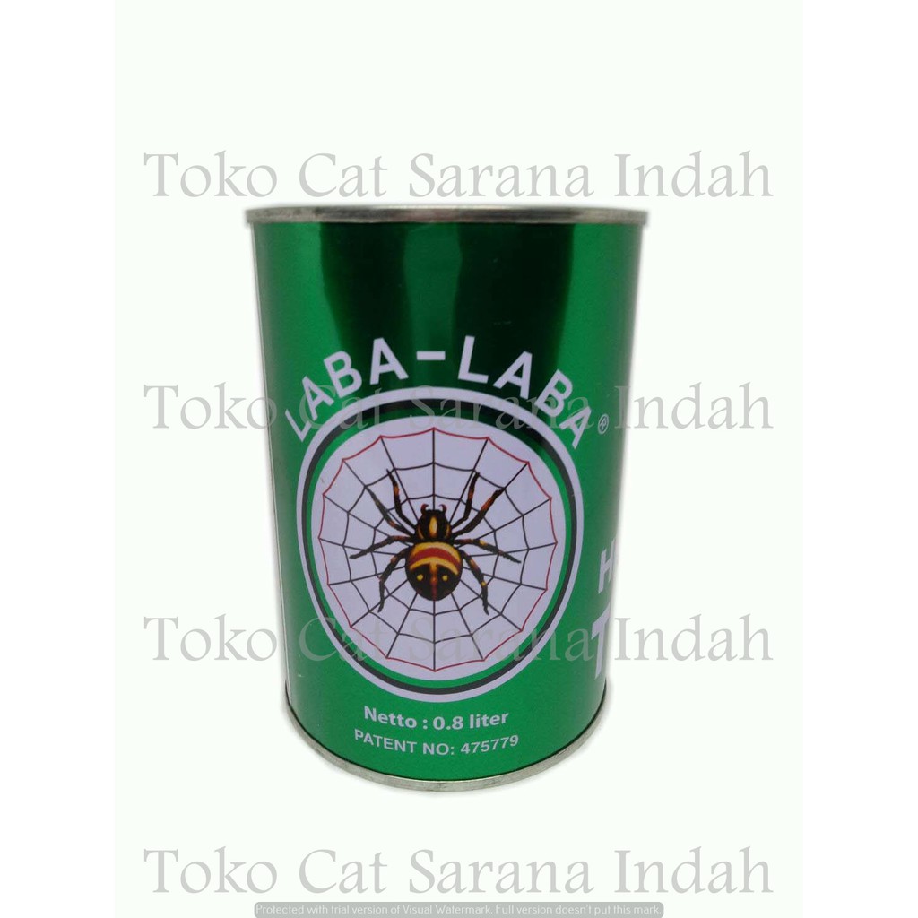 Jual Thinner Laba Hijau 0.9L tiner laba laba hijau 1 liter thiner laba ...