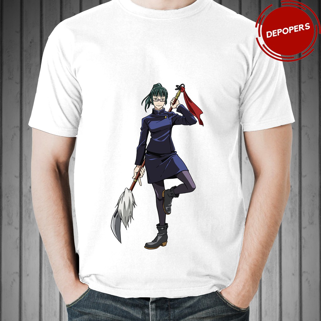Jual BAJU KAOS ANIME JUJUTSU KAISEN MAKI ZENIN BAJU KAOS DISTRO ...
