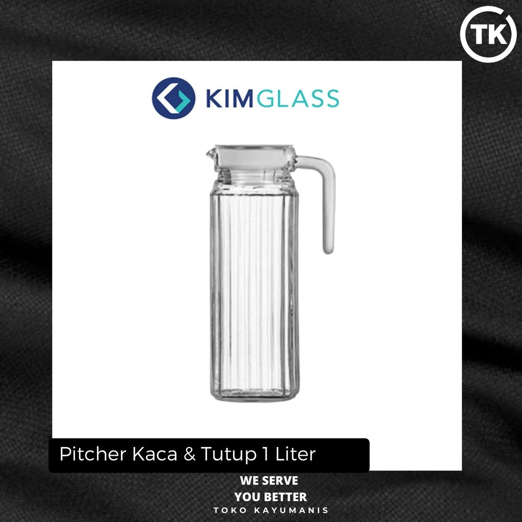 Jual Kimglass Pitcher Kaca 1 Liter / Teko Kaca | Shopee Indonesia