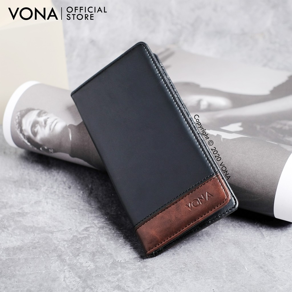 Jual VONA Logan Long Wallet - Dompet Pria Wanita Panjang Kulit Pu ...