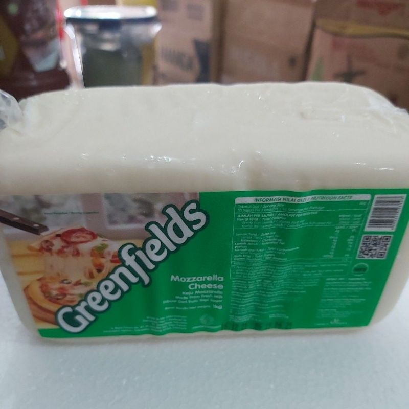 Jual keju mozzarella greenfields 1kg | Shopee Indonesia